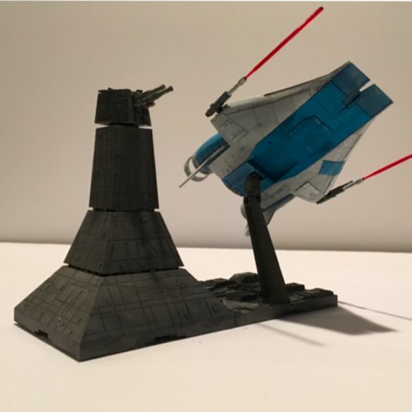 Bandai A-Wing Starfighter Model Kit Build