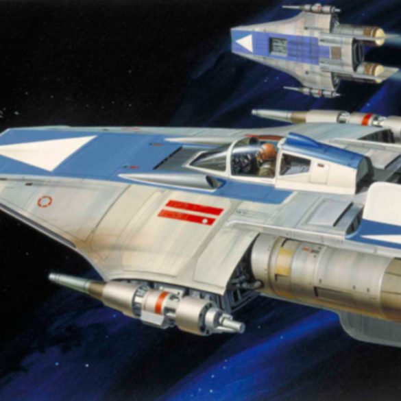 Bandai A-Wing Starfighter Model Kit Build