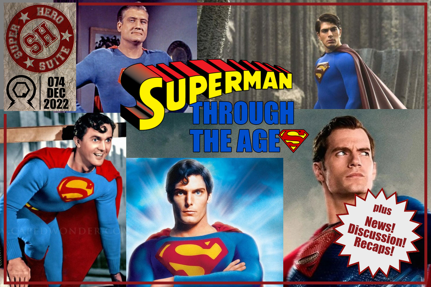 Superhero Suite #074: Superman Through the Ages | RetroZap